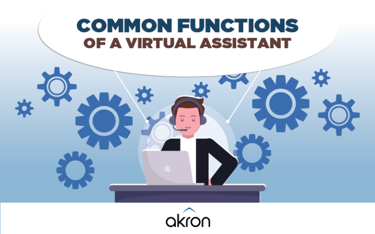 Common Functions Of A Virtual Assistant Akron Global Solutions